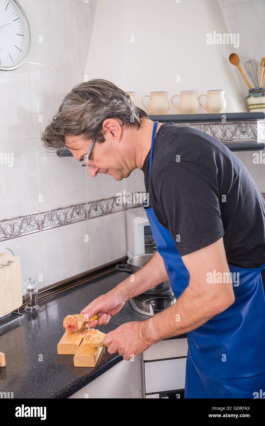 Stupid man chicken hi-res stock photography and images - Alamy