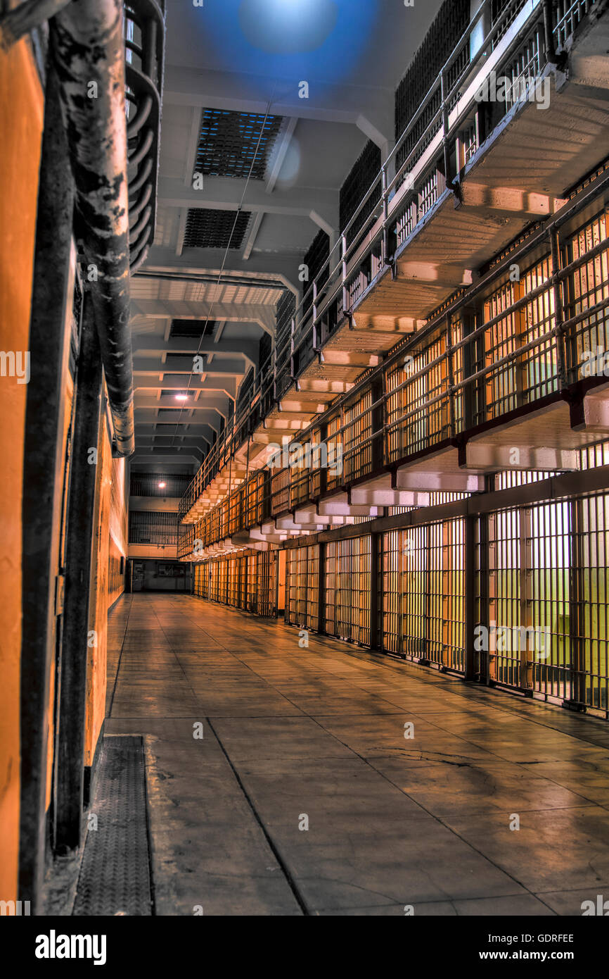 Cell Block Alcatraz Stock Photos & Cell Block Alcatraz Stock Images - Alamy