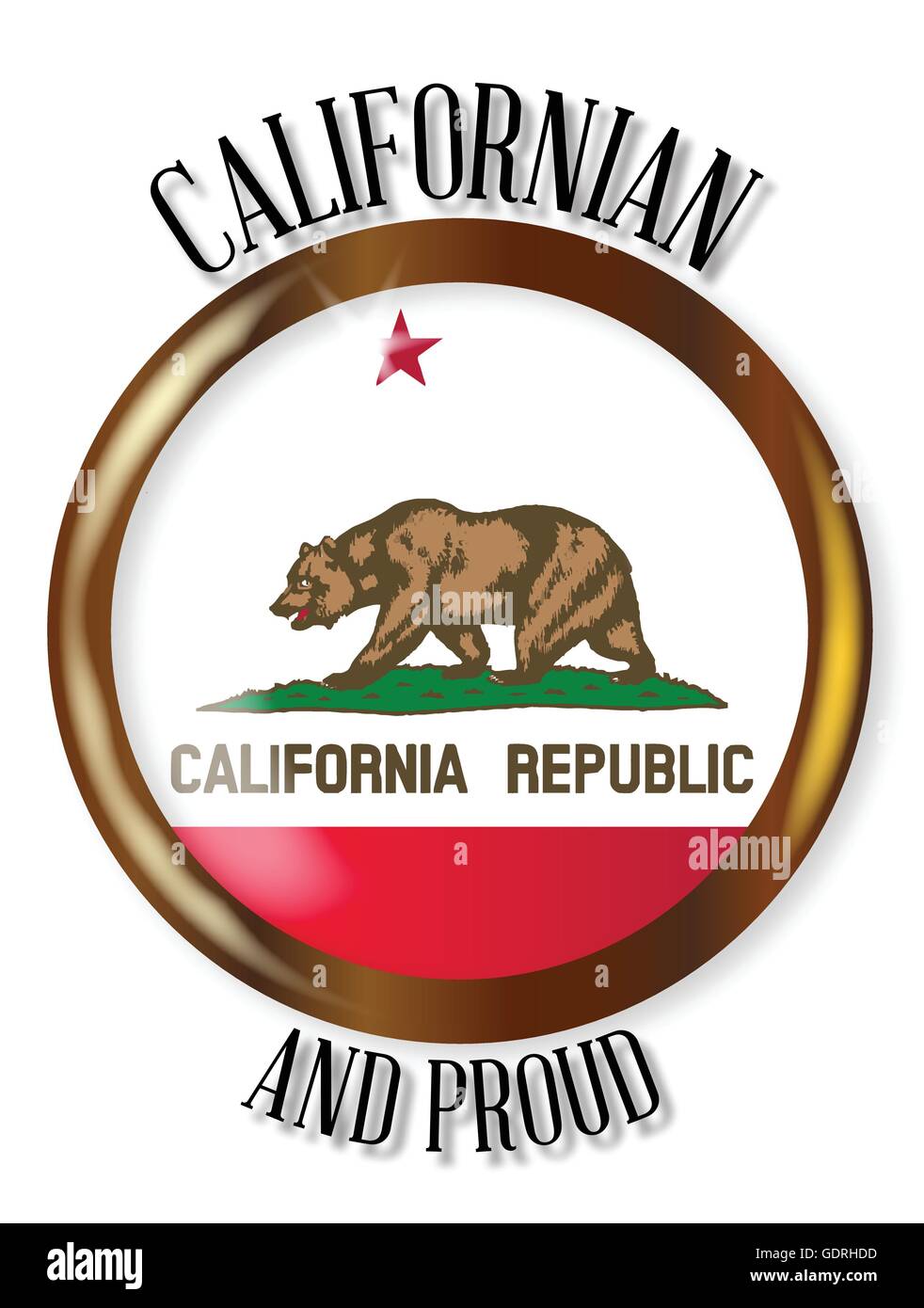 California state flag hi-res stock photography and images - Alamy