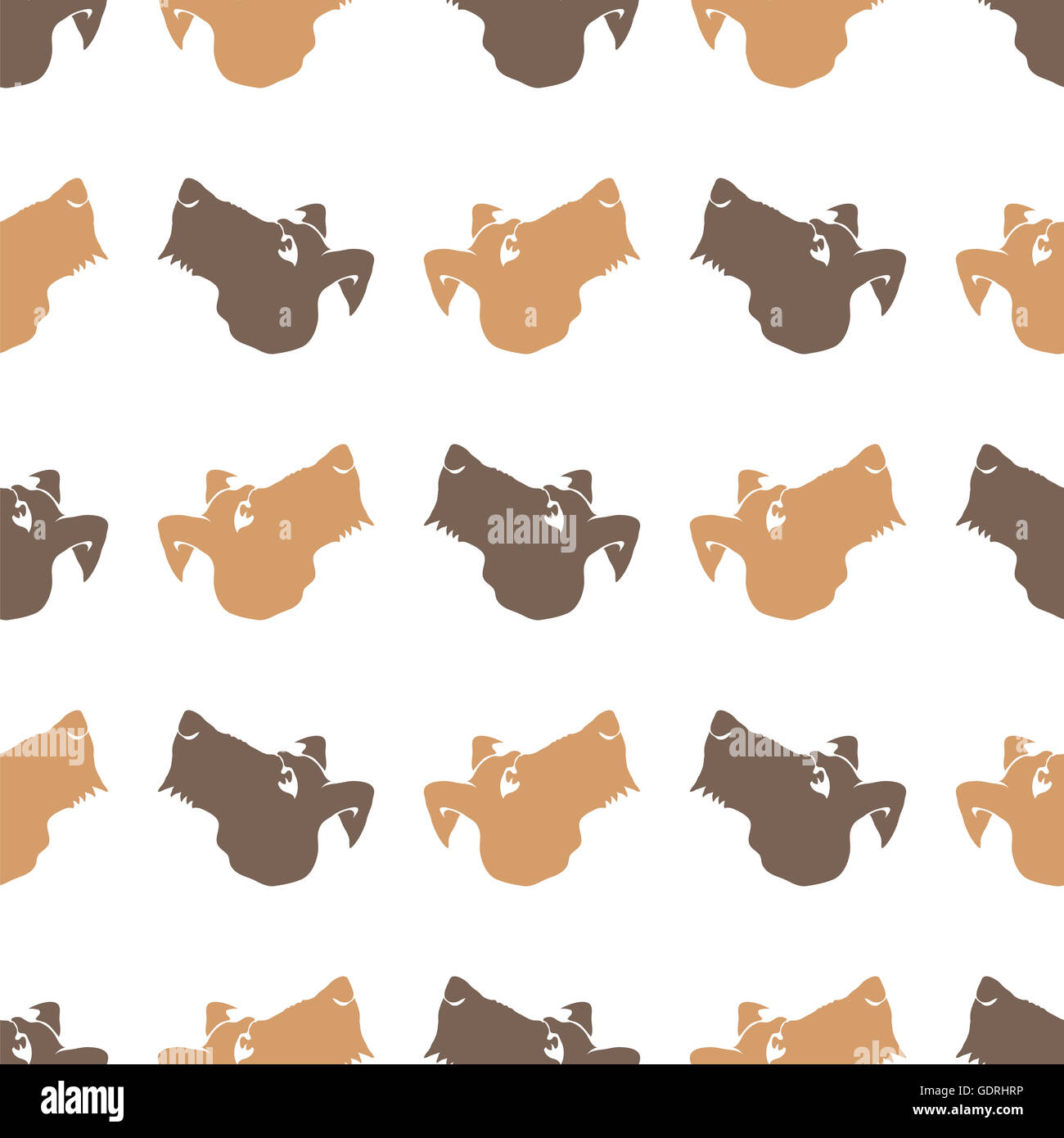 Dog Seamless Animal Pattern Stock Photo - Alamy