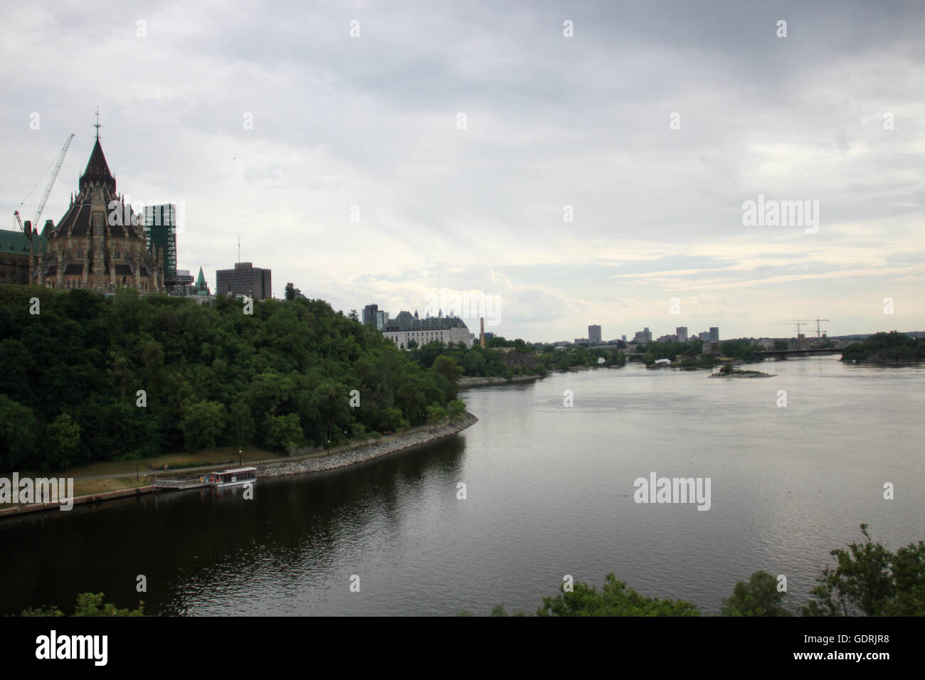 The Rideau Canal in Ottawa, Ontario Stock Photo - Alamy
