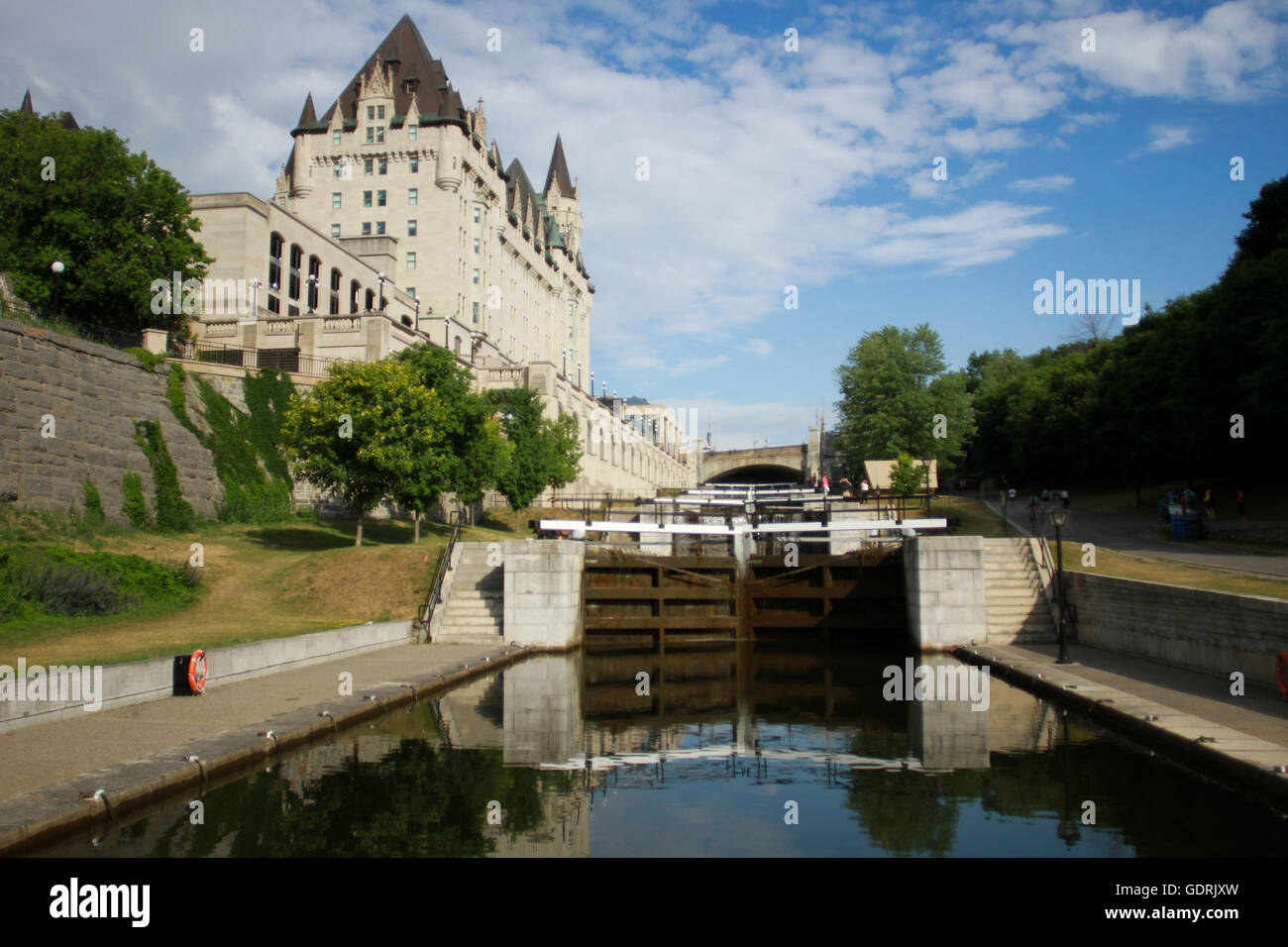 The Rideau Canal in Ottawa, Ontario Stock Photo - Alamy