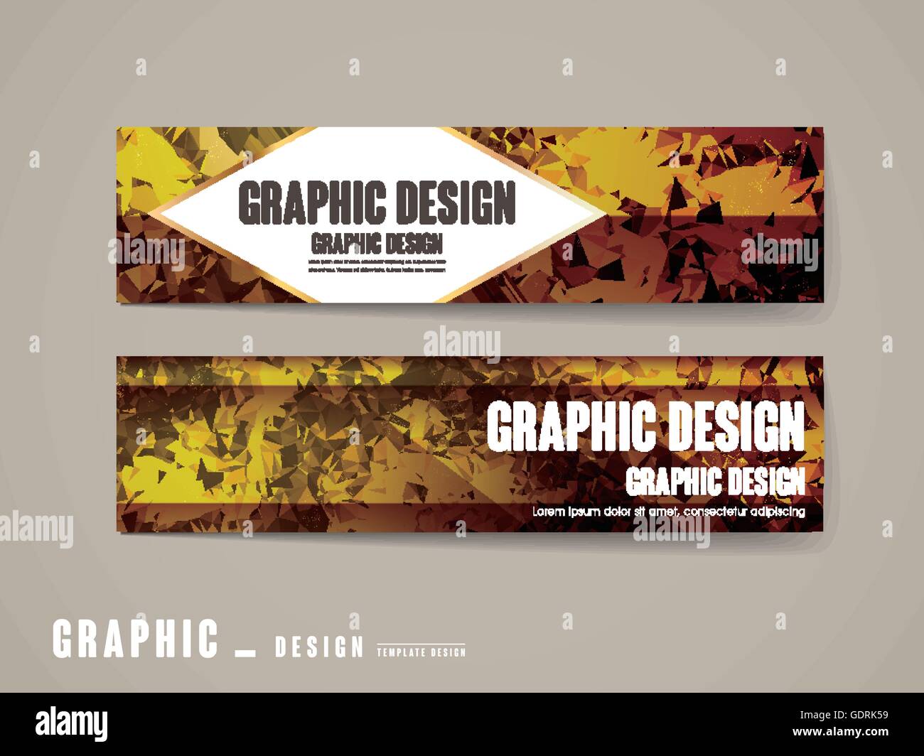 Polygon header Stock Vector Images - Alamy