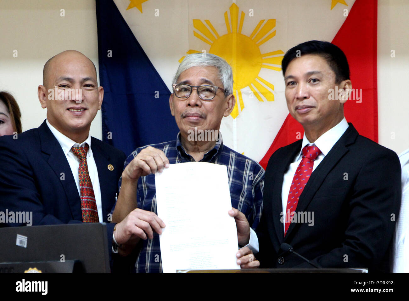 Markina City Vice Mayor Jose Fabian I. Cadiz (3rd from left) hand-over ...