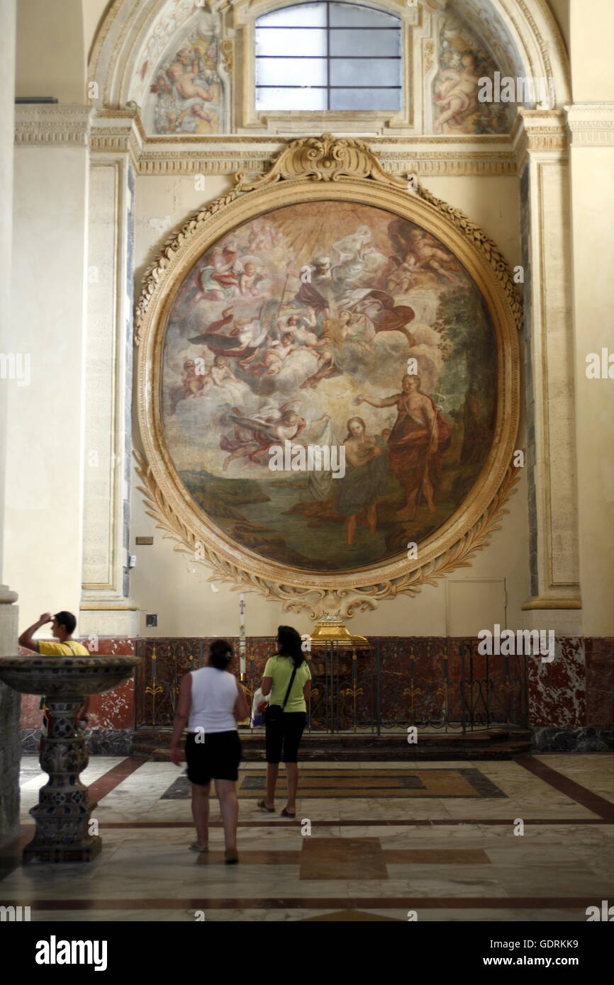 the Dom Sant Agata at the Piazza del Duomo in the old Town of Catania ...