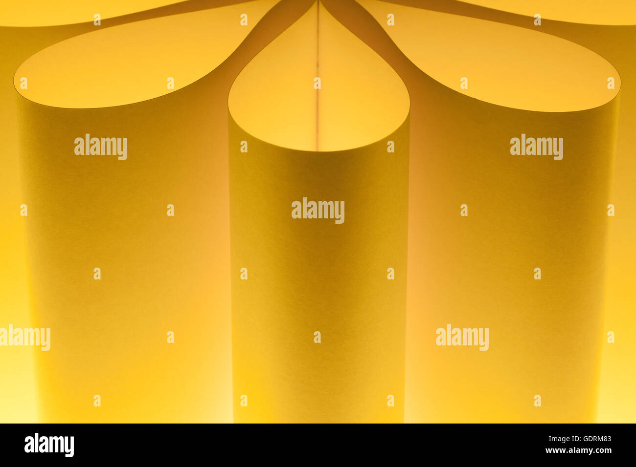 Abstract background image of pattern made by curved paper Stock Photo ...