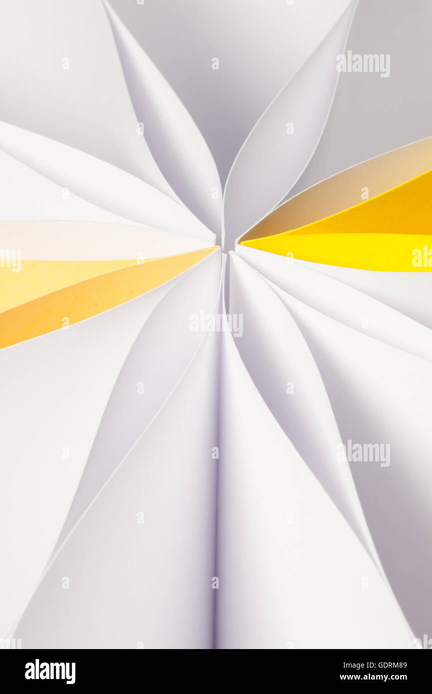 Abstract background image of pattern made by curved paper Stock Photo ...
