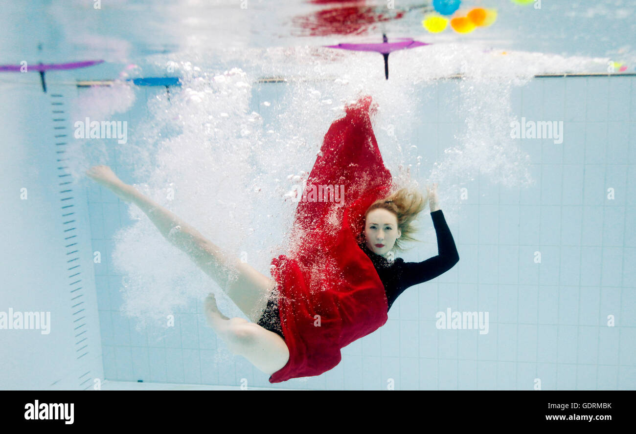 Dancer Beth Bracegirdle of the Balbir Singh Dance Company, practices ...