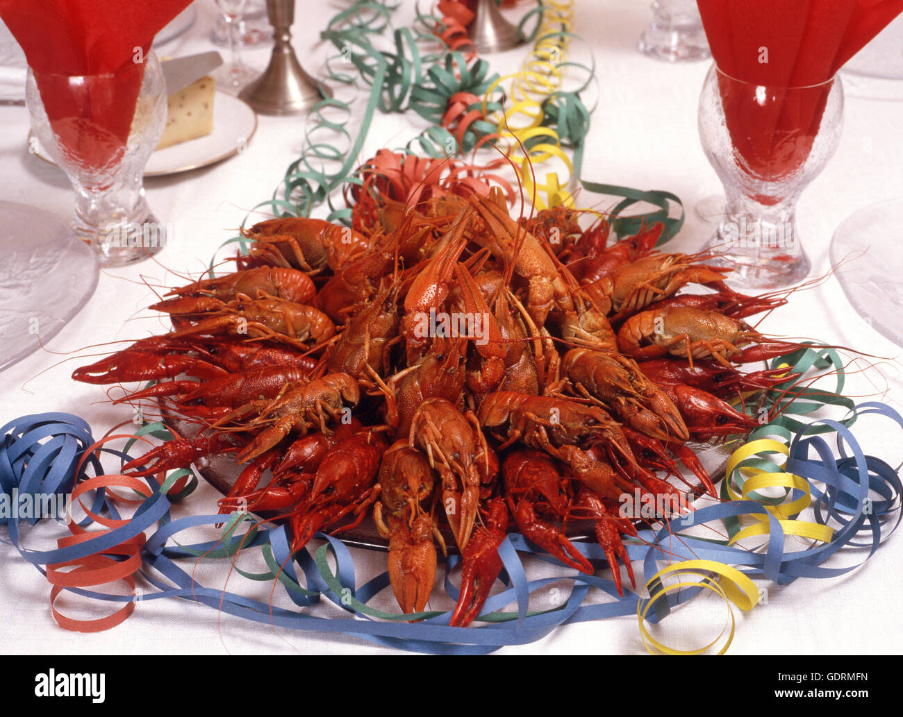DISH OF CRAYFISH Stock Photo - Alamy