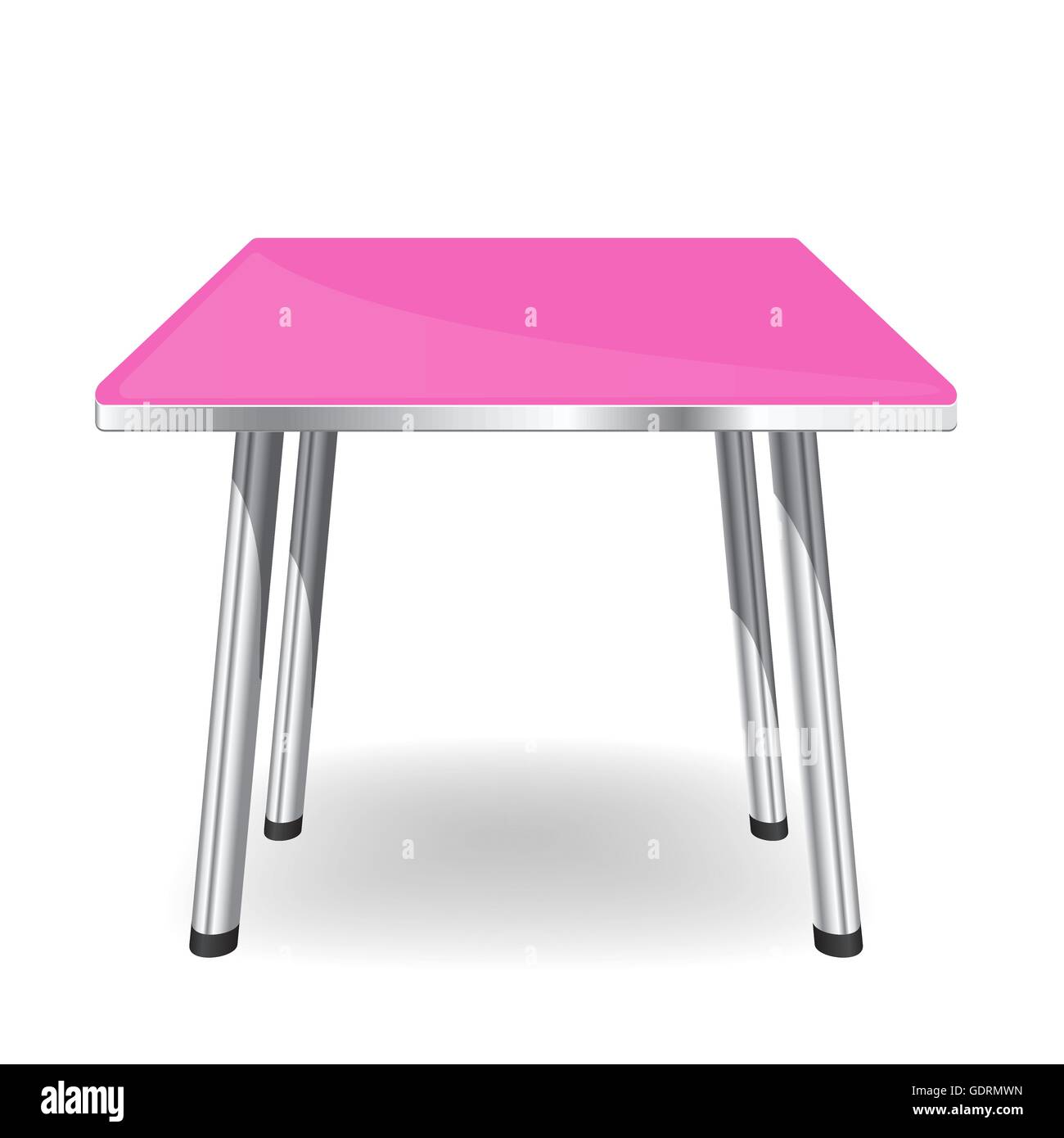 Empty rectangle Table Stock Vector Image & Art - Alamy