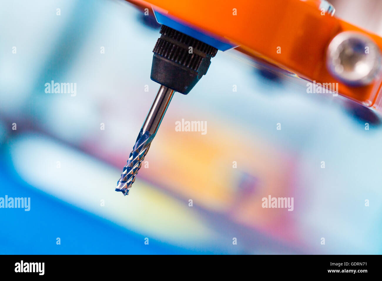 Diamond milling cutter on CNC machine Stock Photo - Alamy