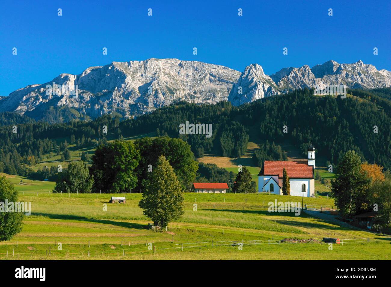 geography / travel, Germany, Bavaria, landscapes, Alps, Saint Peter ...