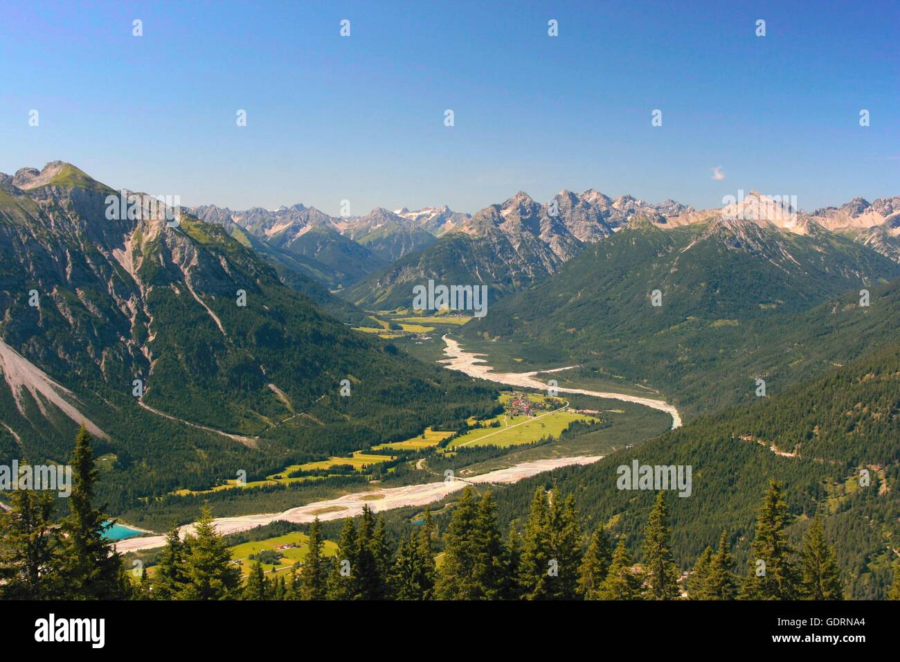 geography / travel, Austria, Tyrol, landscapes, Alps, view from ...