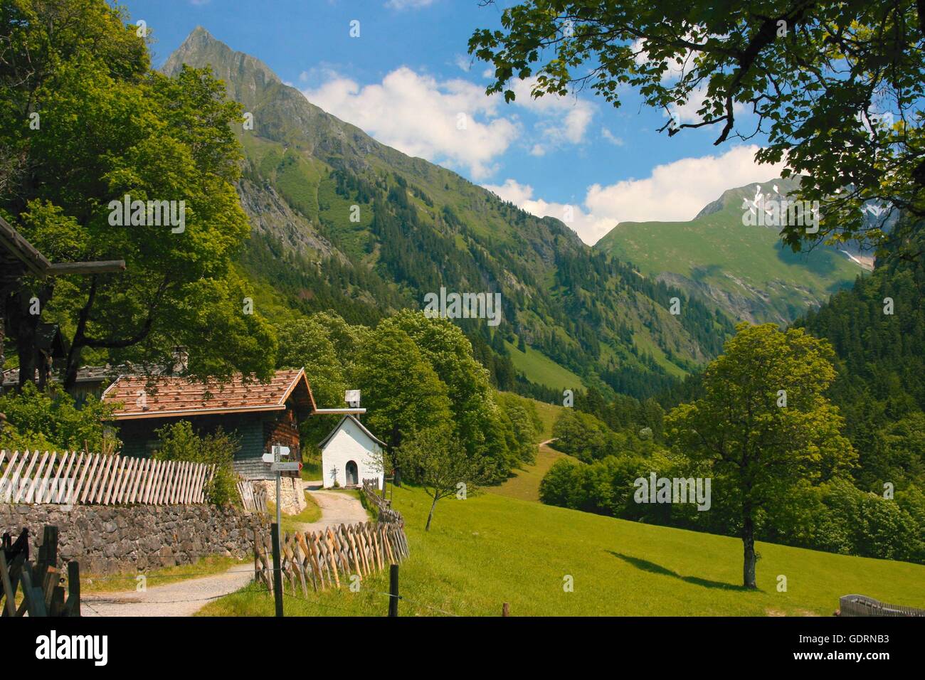 geography / travel, Germany, Bavaria, landscapes, Alpine village ...
