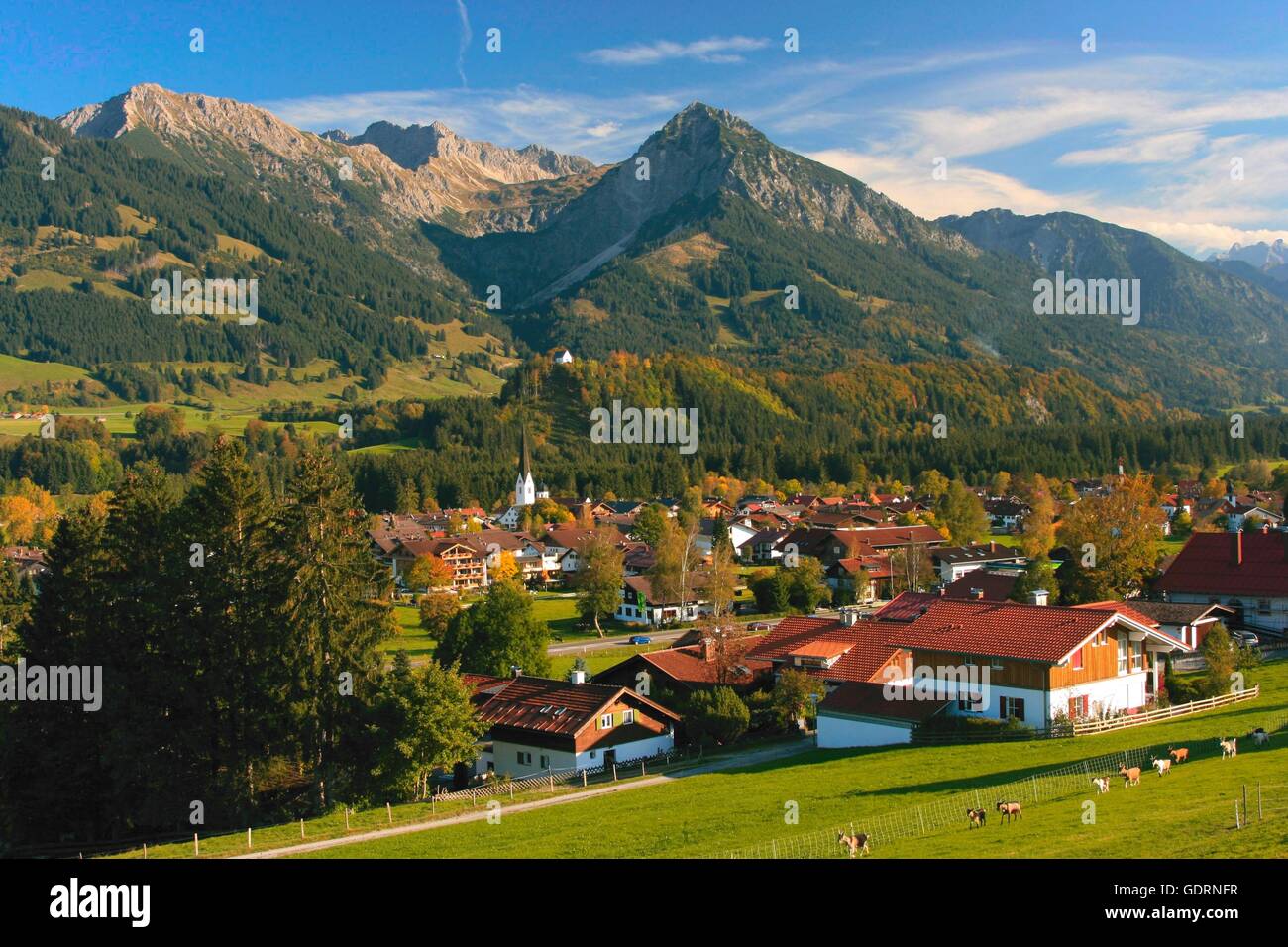 Fischen village hi-res stock photography and images - Alamy
