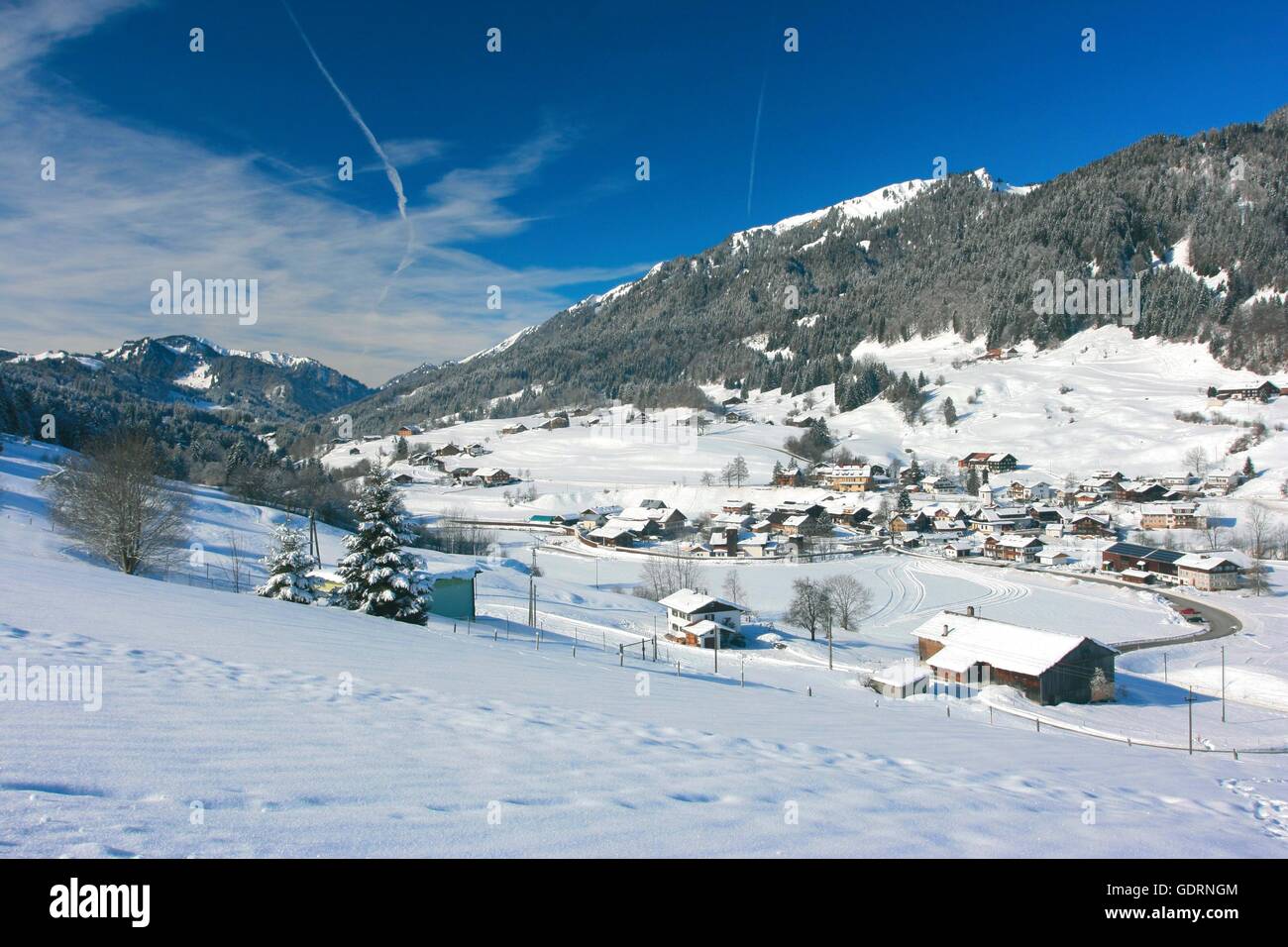 Gunzesrieder valley hi-res stock photography and images - Alamy