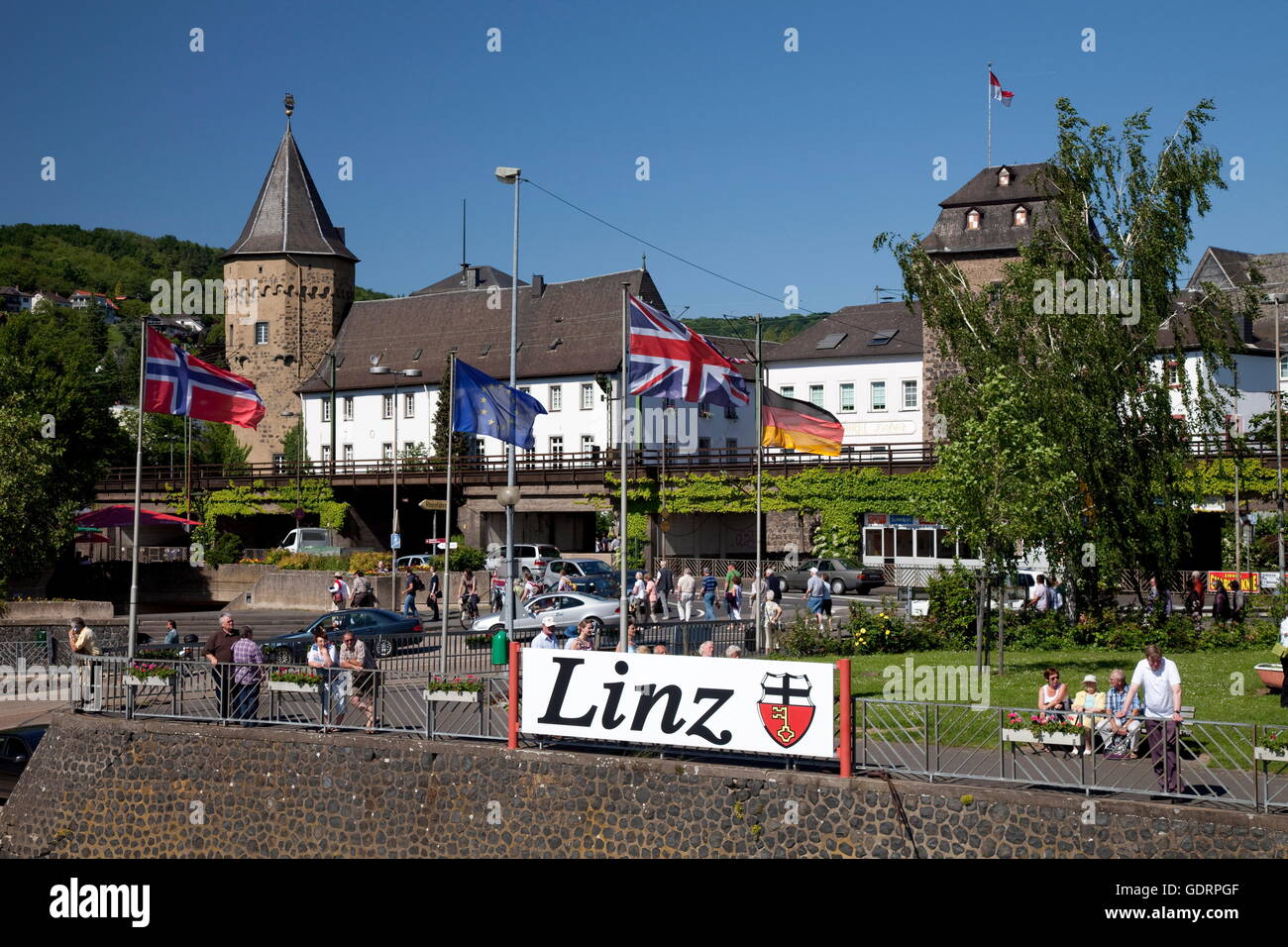 geography / travel, Germany, Rhineland-Palatinate, Linz on the Rhine ...