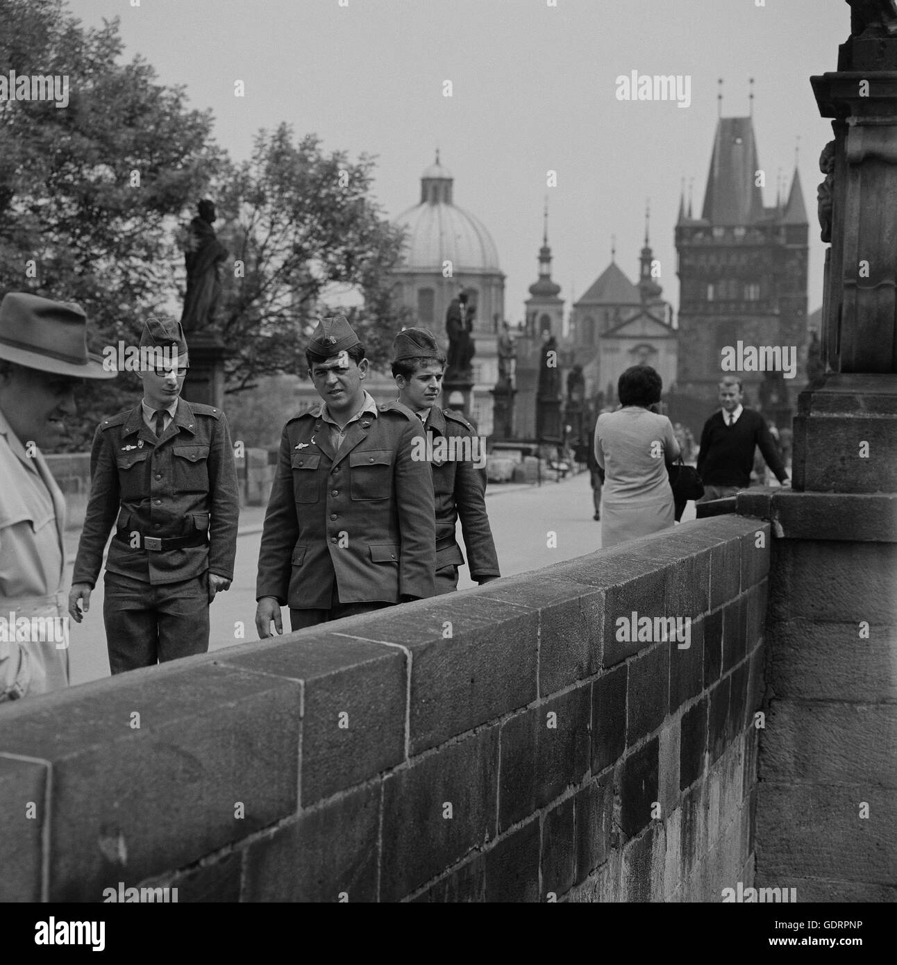 The Charles Bridge in Prague, 1968 Stock Photo - Alamy