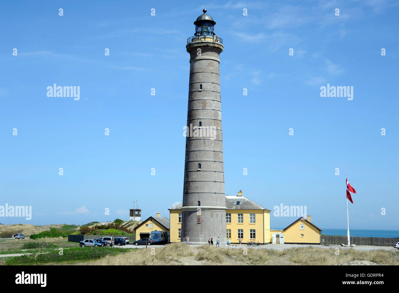 geography / travel, Denmark, Jutland, Skagen, lighthouse at the most ...