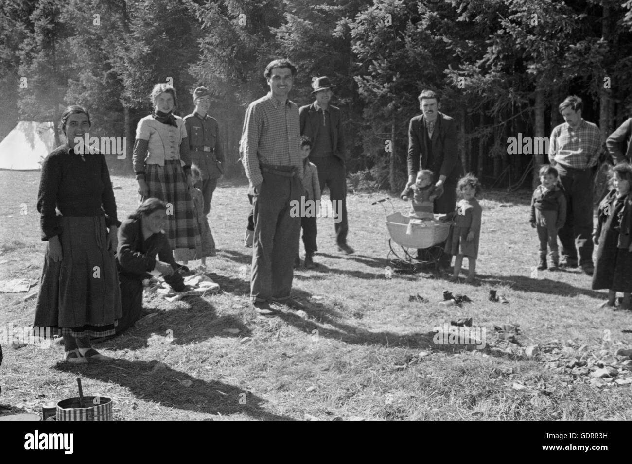 Sinti and Romanies in France, 1941 Stock Photo - Alamy