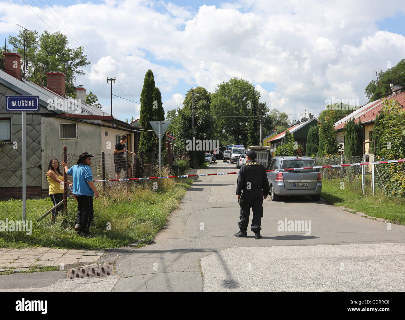 Ostrava, Czech Republic. 20th July, 2016. Police shot dead debtor who ...