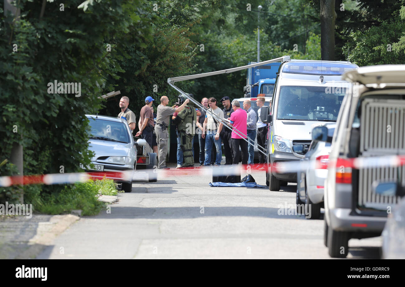 Ostrava, Czech Republic. 20th July, 2016. Police shot dead debtor who ...