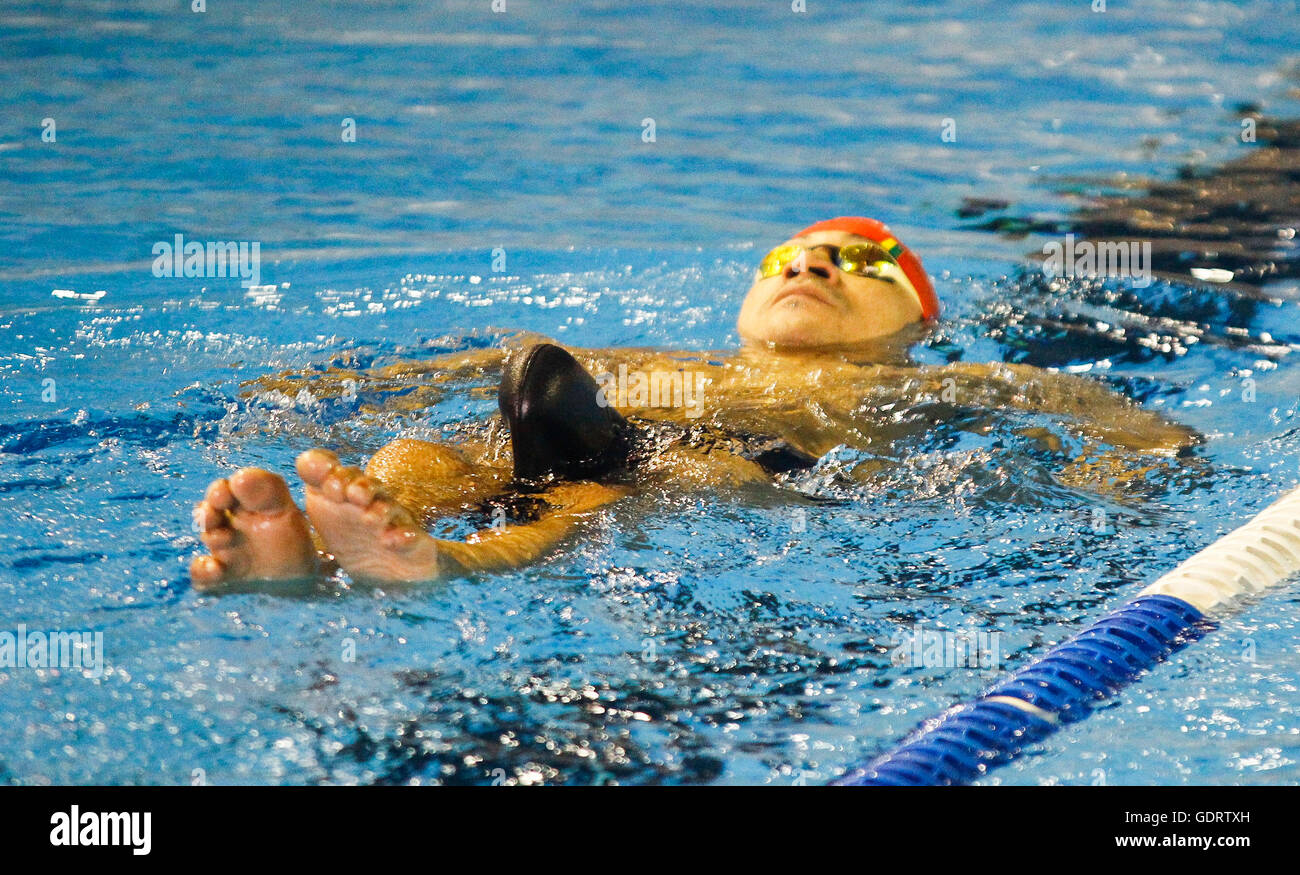 Paralympic Swimming sport athletes who will represent Brazil, training ...