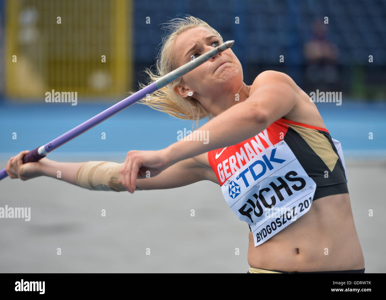 Bydgoszcz, Poland. 19th July, 2016. Annika Fuchs of Germany in the ...