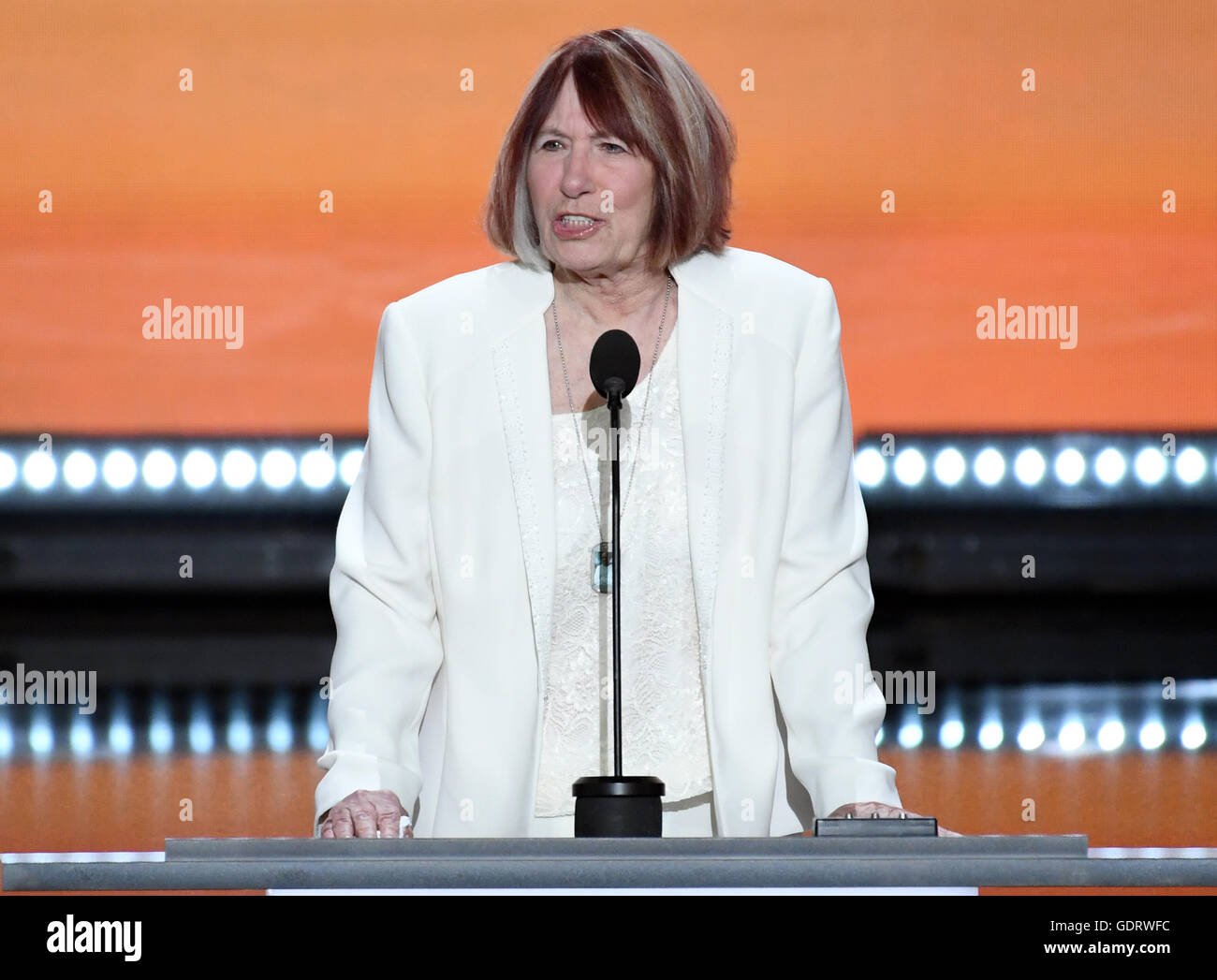 Gold Star Mother Pat Smith makes remarks at the 2016 Republican ...