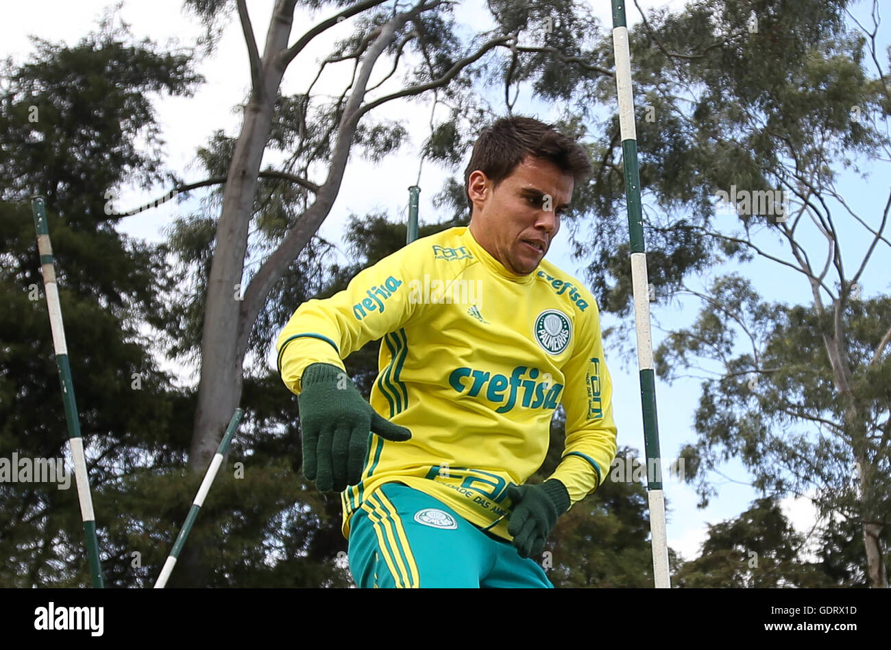 Rodrigo player, SE Palmeiras, during training, the Football Academy ...