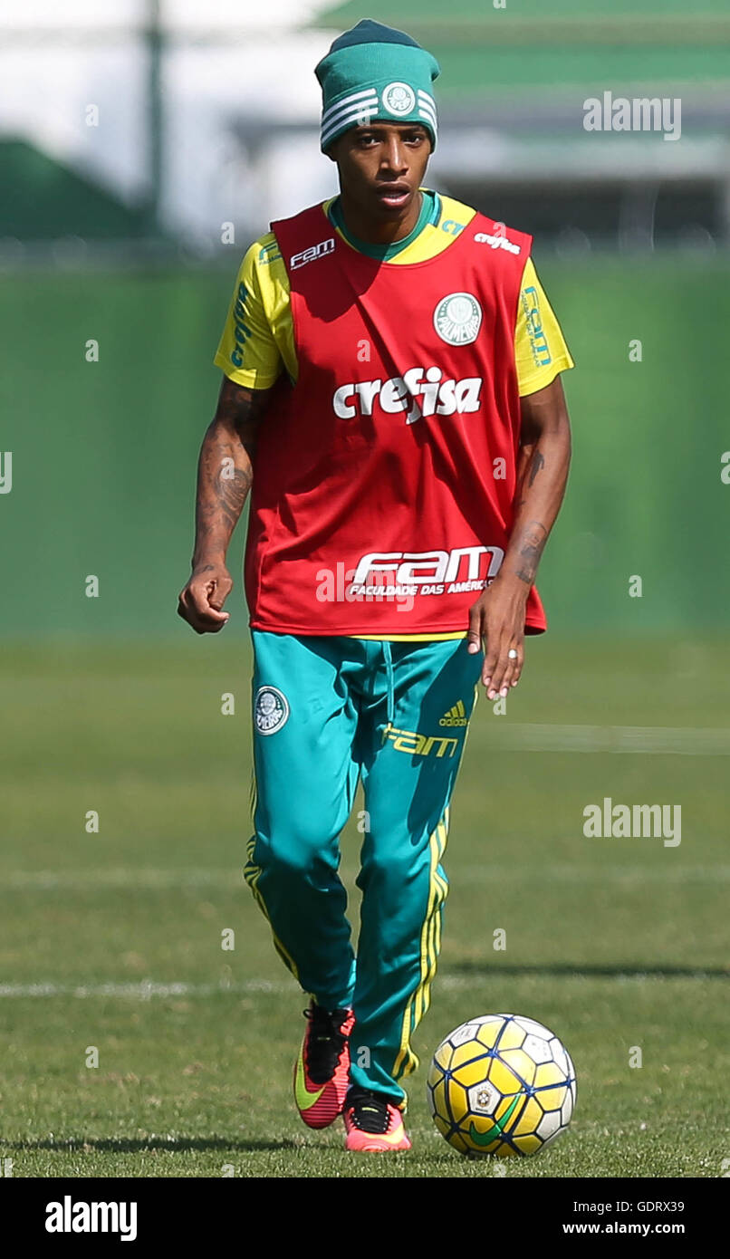 The Tche Tche player, SE Palmeiras, during training, the Football ...
