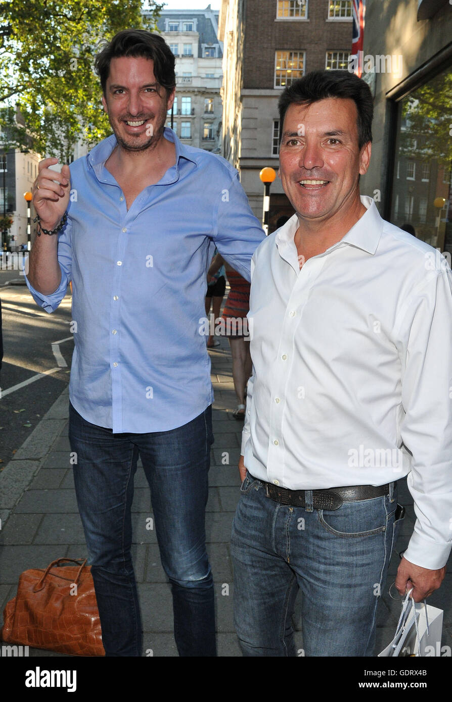 London.UK. Jason Gale and Nick Cowell at the Givinity Private Summer ...