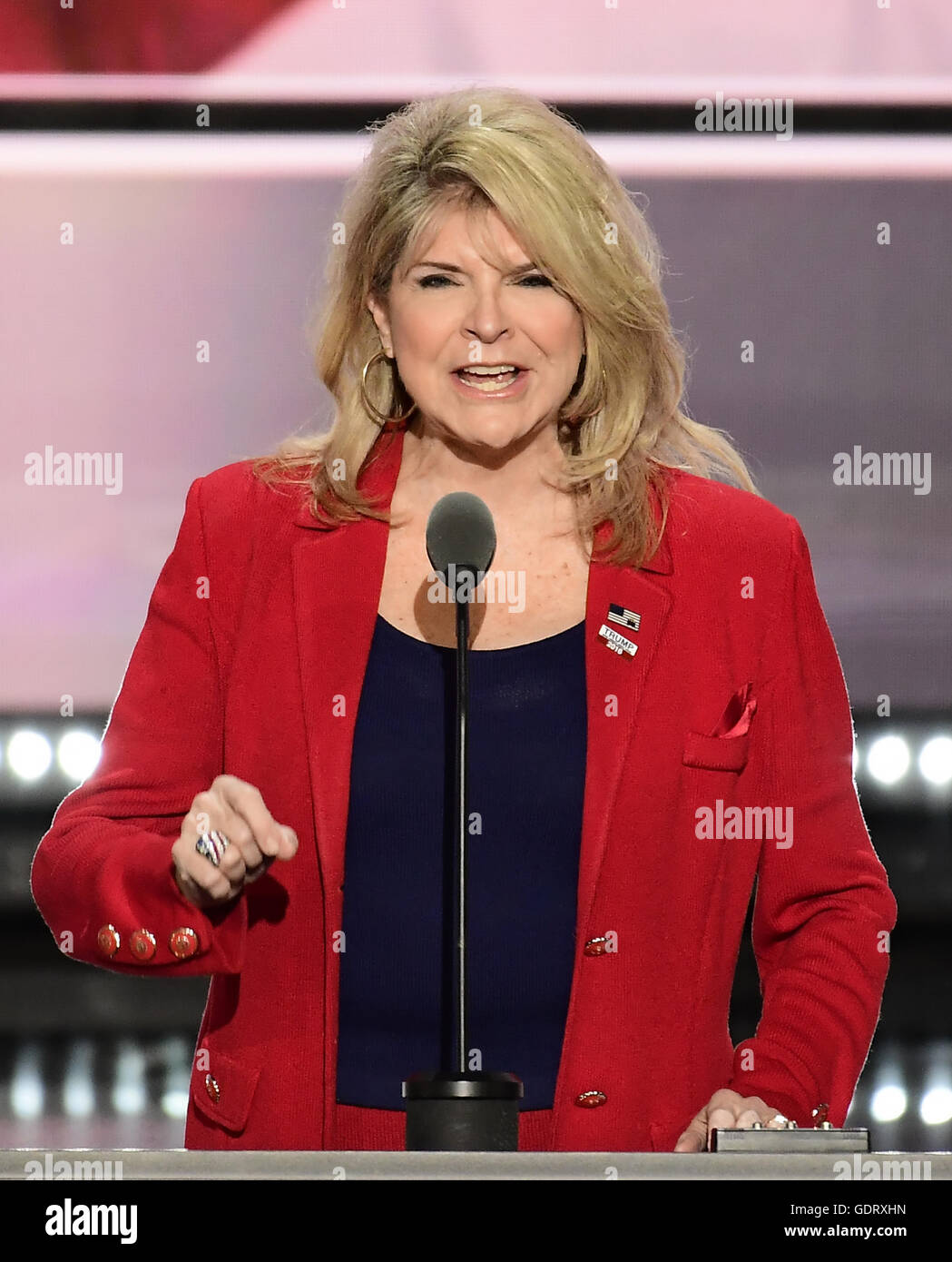 Cleveland, Ohio, USA. 19th July, 2016. Sharon Day, Co-Chair, Republican ...
