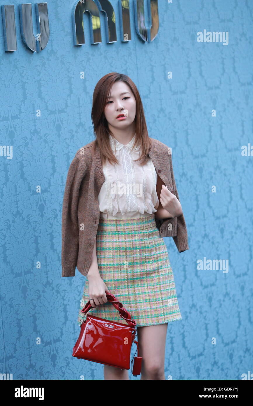 Seoul, Korea. 20th July, 2016. Girl's generation Tiffany, Han Hyo-joo ...