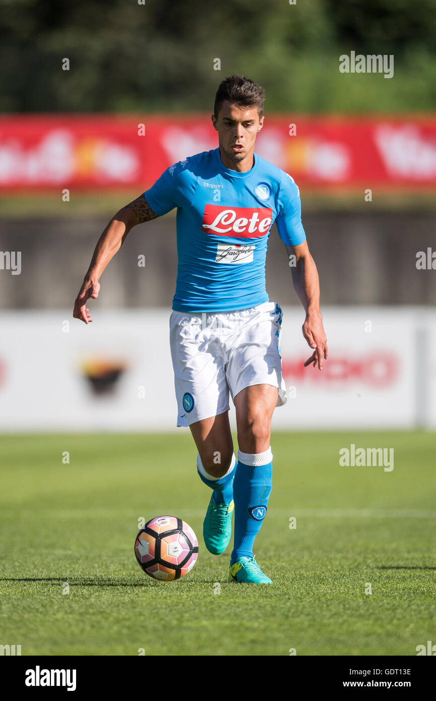 Dimaro, Italy. 18th July, 2016. Alberto Grassi (Napoli) Football/Soccer ...