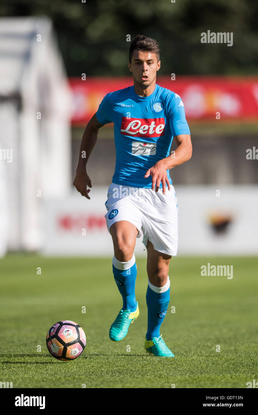 Dimaro, Italy. 18th July, 2016. Alberto Grassi (Napoli) Football/Soccer ...