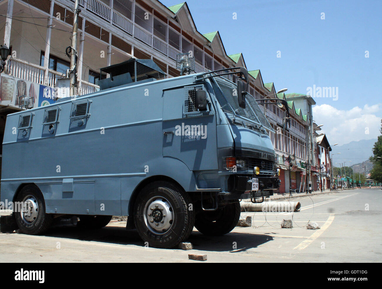 Indian paramilitary vehicle hi-res stock photography and images - Alamy