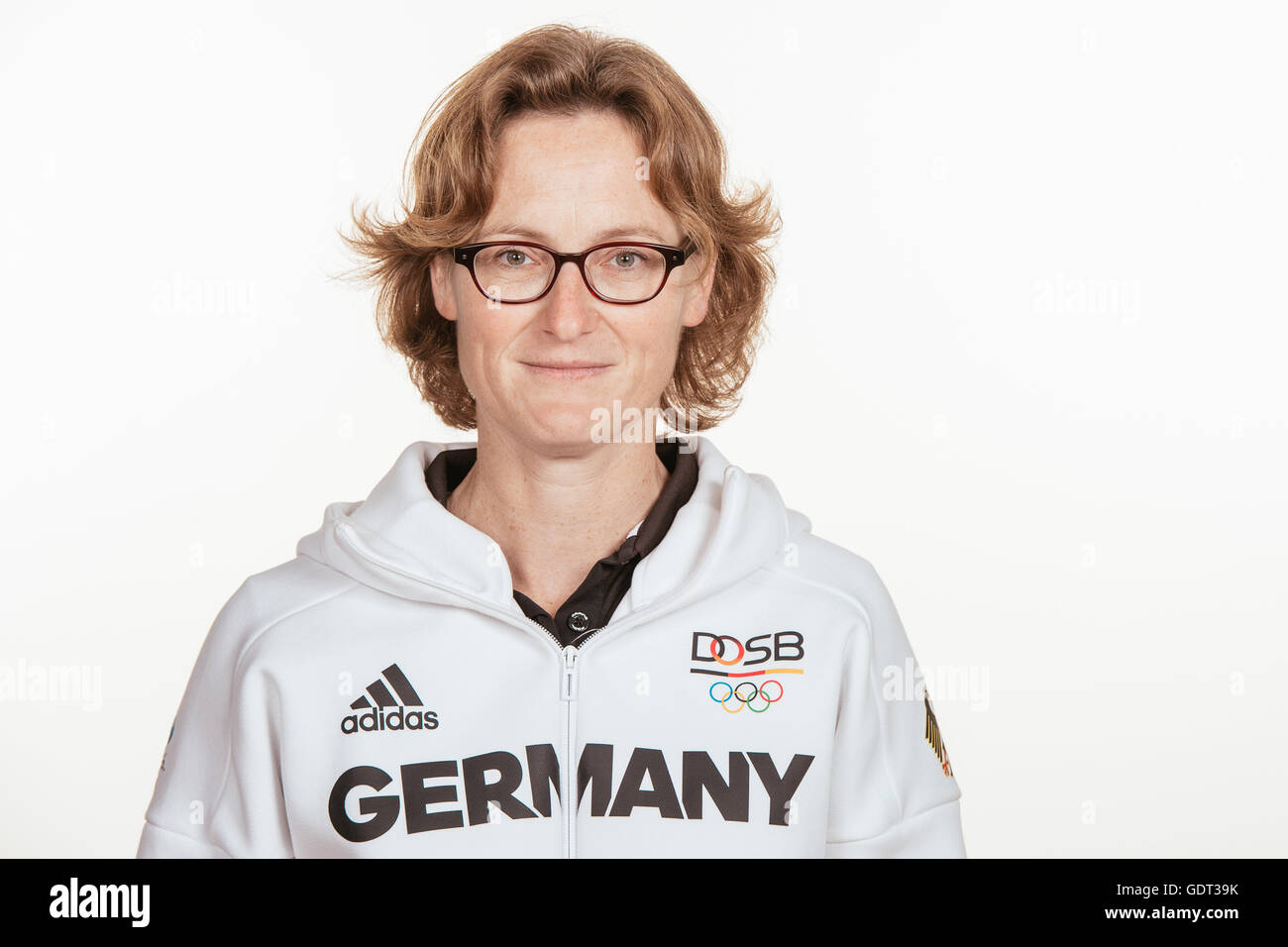 Nadine poses photocall during preparations hi-res stock photography and ...