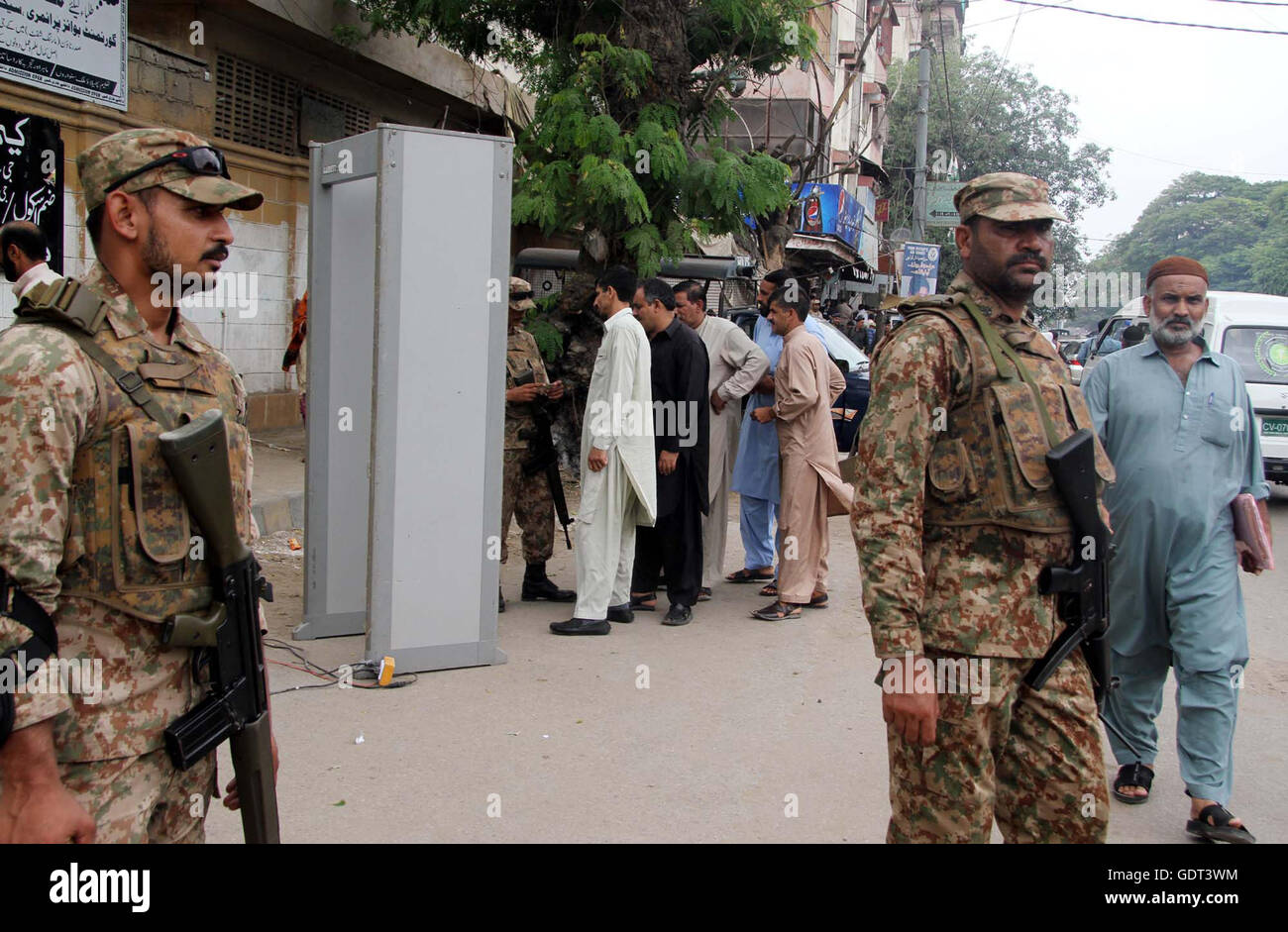 Security is high alert during elections for seats of the Azad Jammu and ...