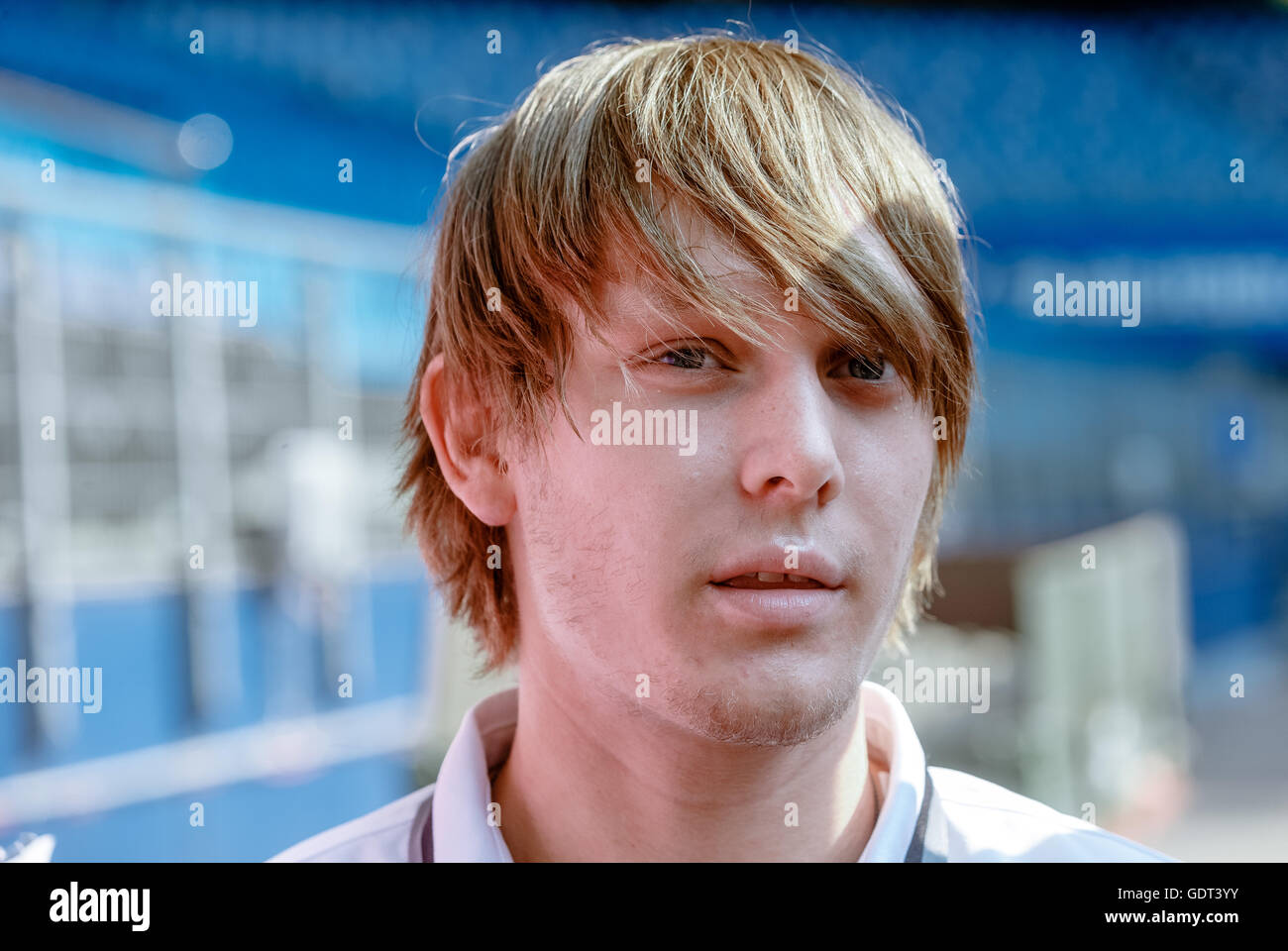 Hamburg, Germany. 21st July, 2016. Footballer Alen Halilovic poses ...