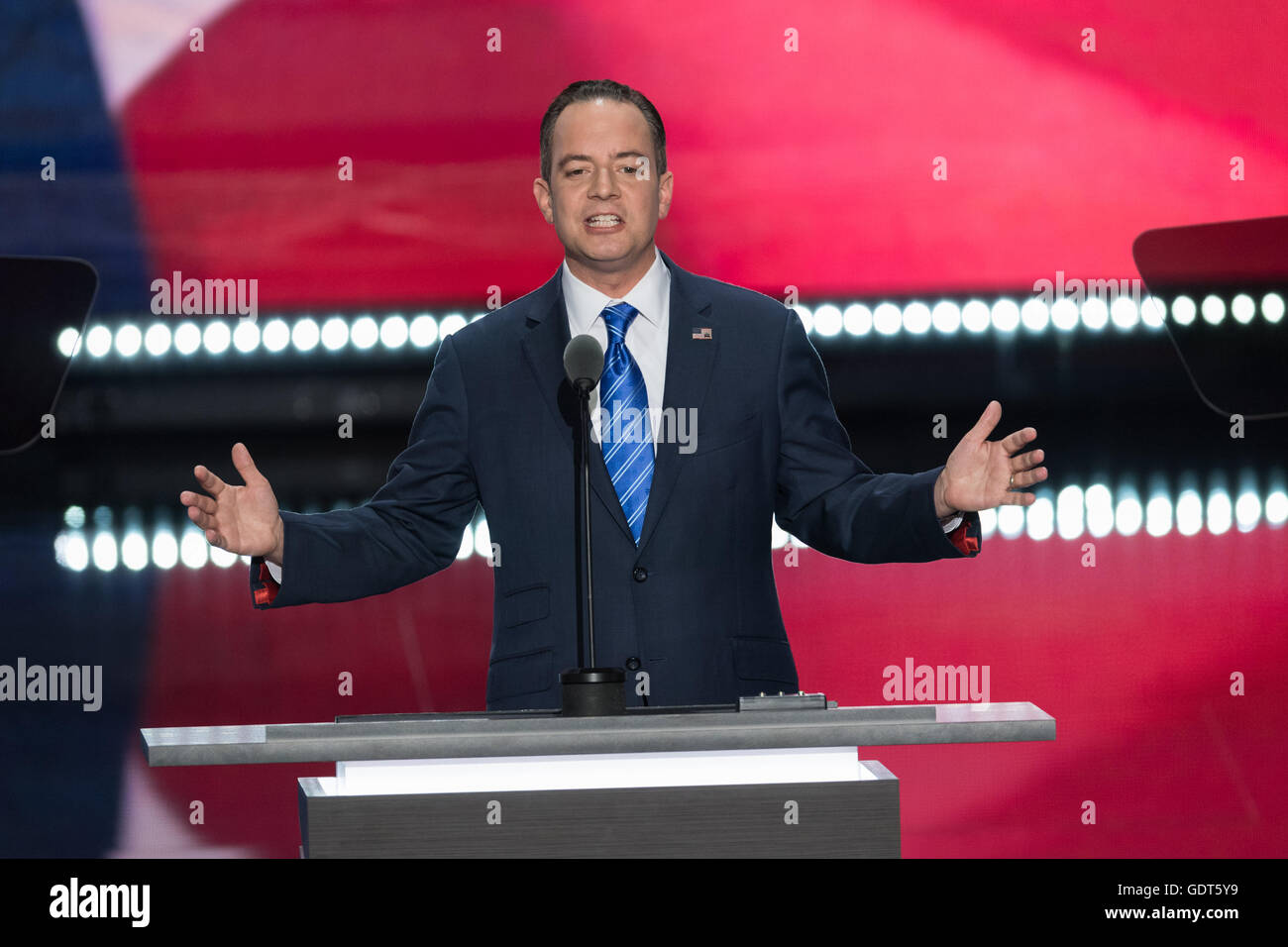 Cleveland, Ohio, USA. 21st July, 2016. RNC Chairman Reince Priebus ...