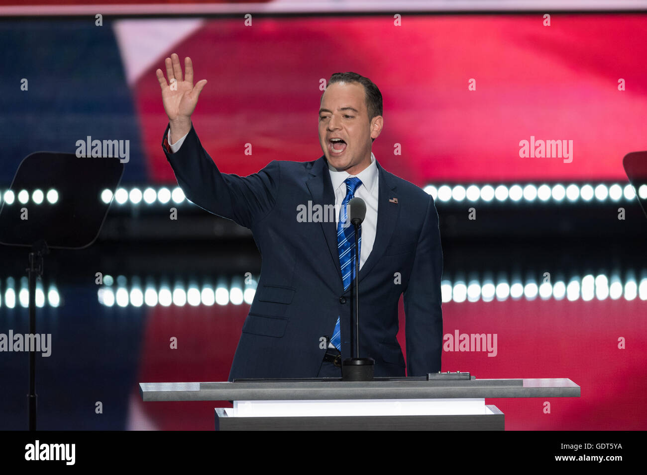 Cleveland, Ohio, USA. 21st July, 2016. RNC Chairman Reince Priebus ...