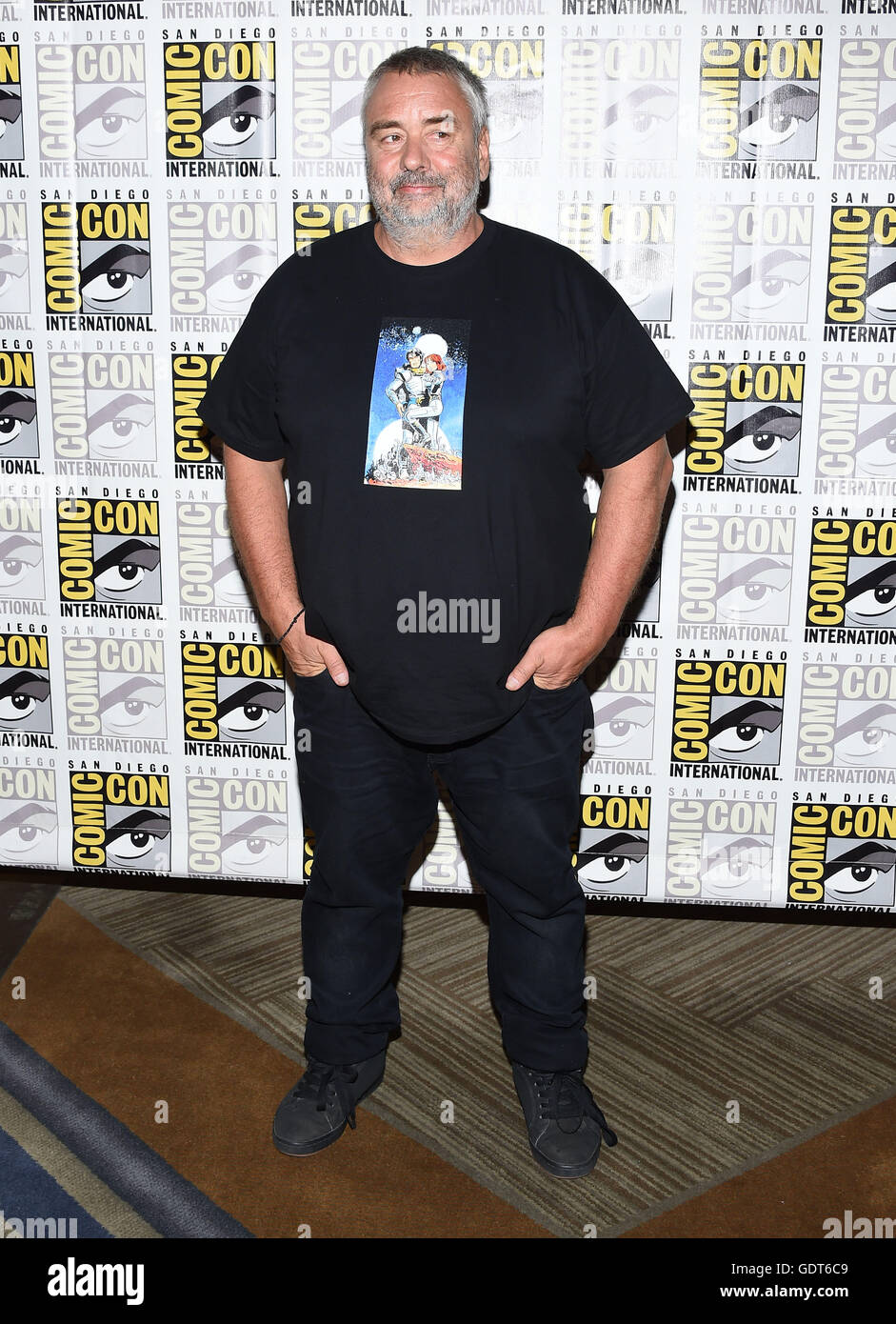 San Diego, California, USA. 21st July, 2016. Luc Besson arrives for the ...