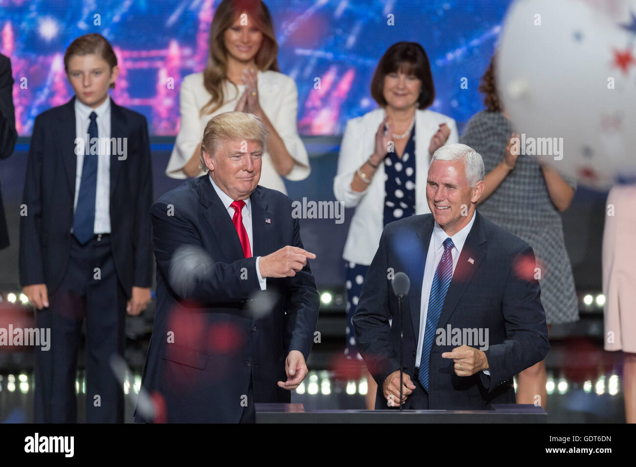 Cleveland, Ohio, USA. 21st July, 2016. GOP Presidential candidate ...