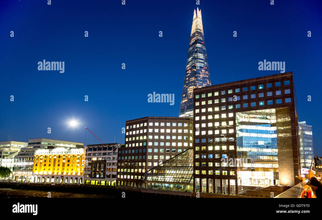 The Shard From London Bridge London UK Stock Photo - Alamy