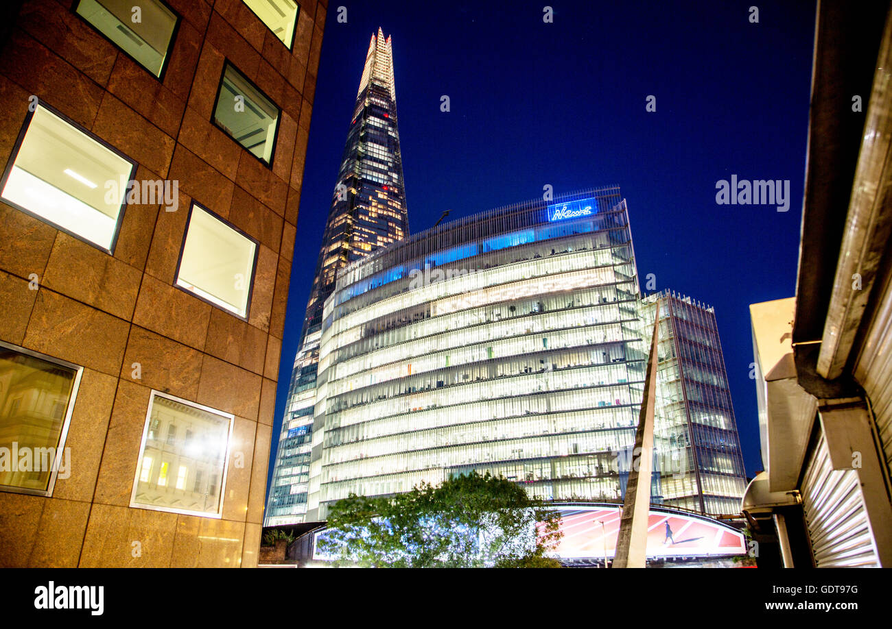 The Shard From London Bridge London UK Stock Photo - Alamy