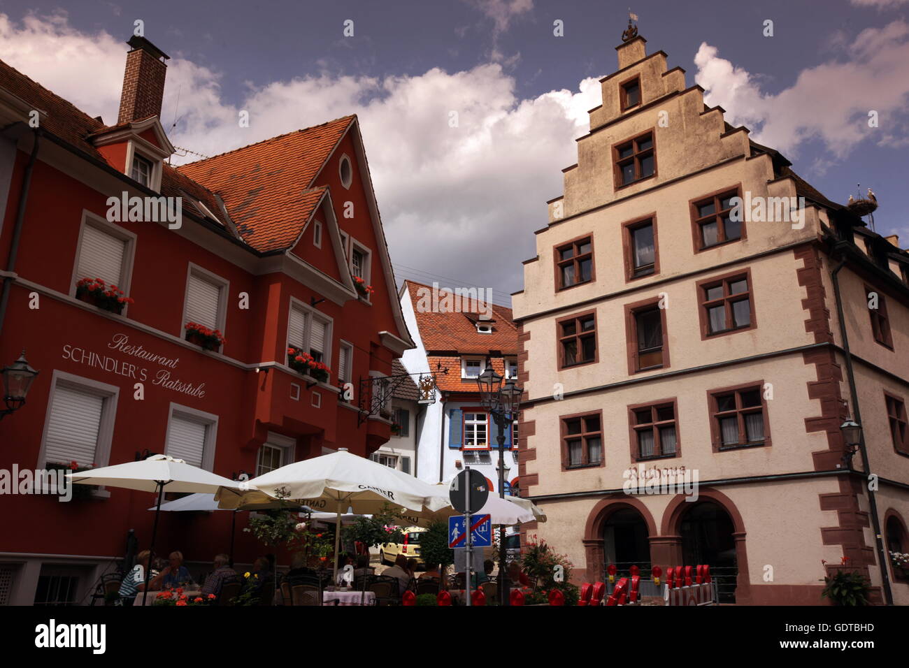 the village of Endingen im Kaiserstuhl in the Blackforest in the south ...