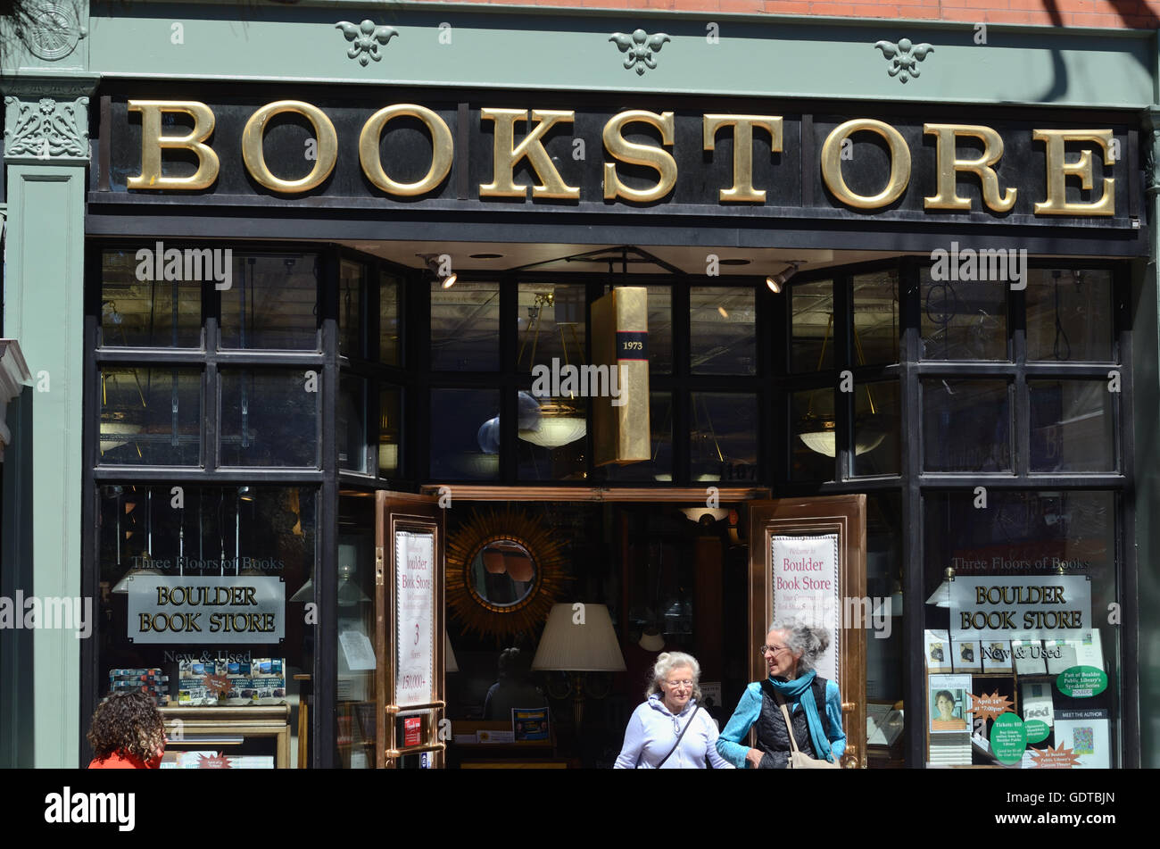 Boulder Book Store Stock Photo - Alamy