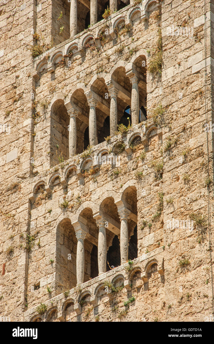 Massa Marittima, building of the Middle Ages, Tuscany, Italy Stock ...