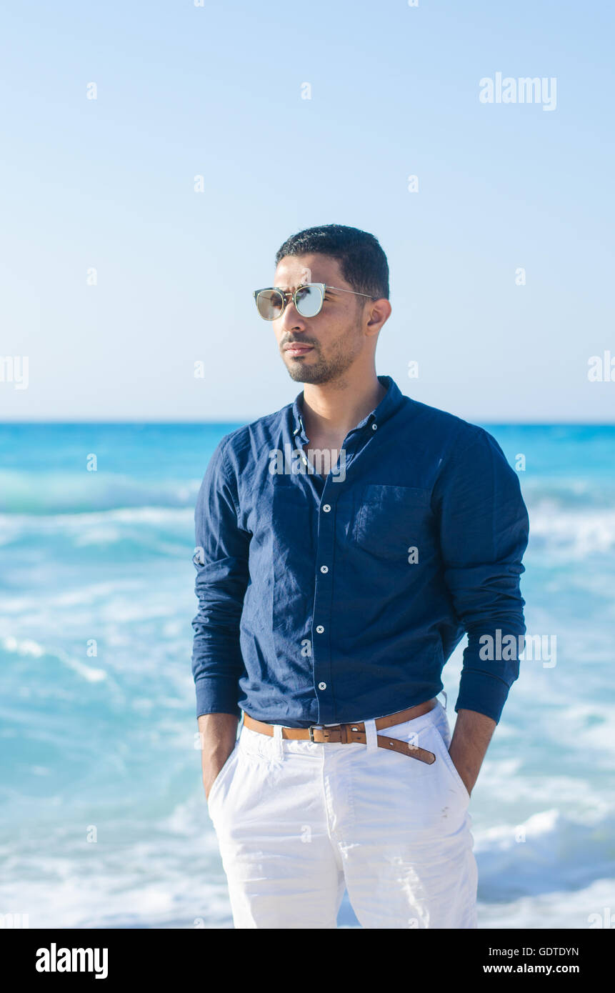 handsome man at the sea Stock Photo - Alamy